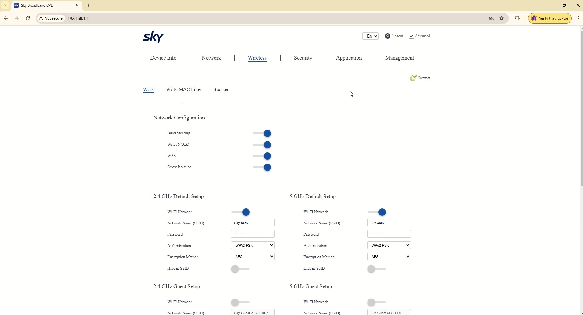 How to change your WiFi password or SSID/WiFi name?